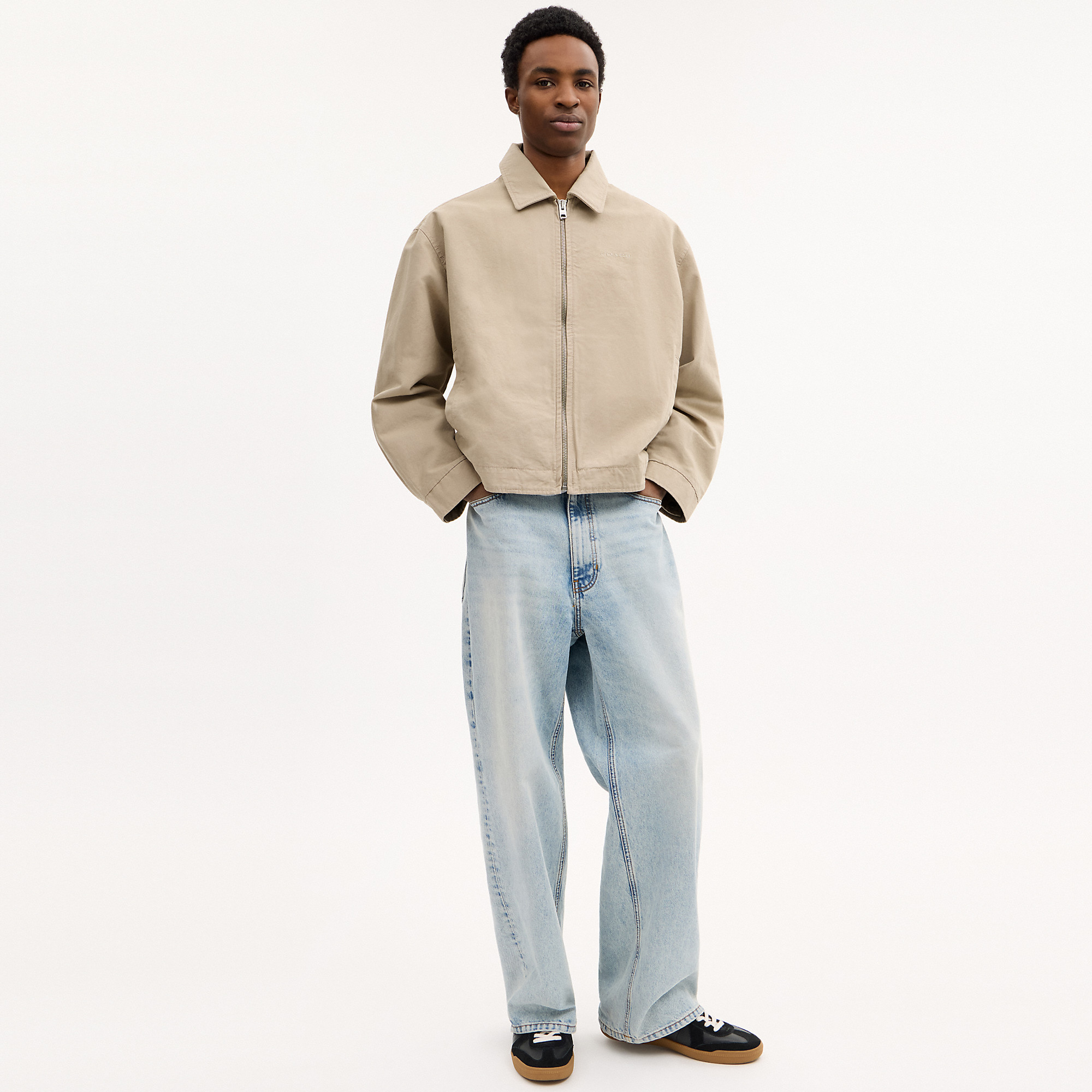 COACH OUTLET COACH Zip Up Blouson Jacket